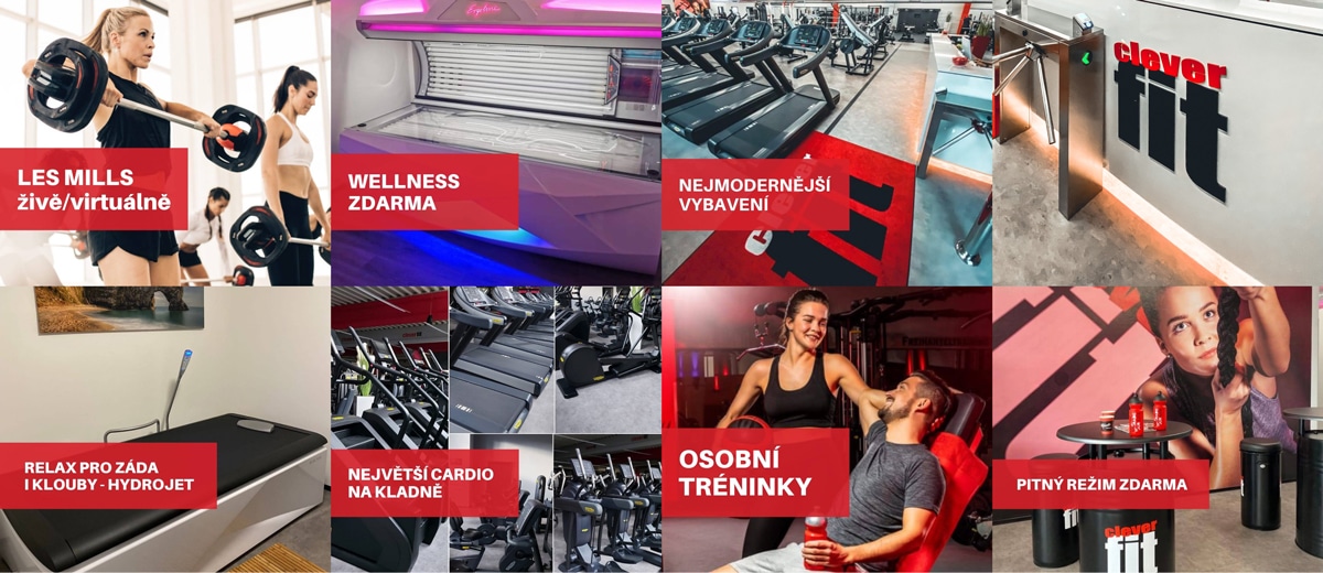 clever fit Fitnessstudio Kladno - Vaše tělocvična v Kladno